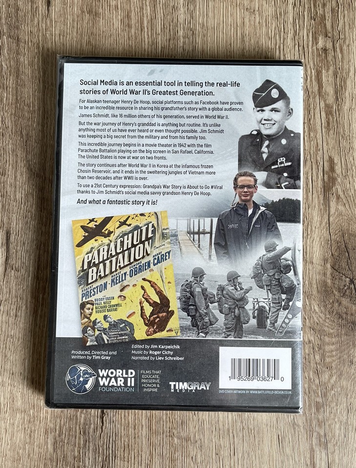 Grandpa’s War Story Goes Viral DVD (PBS, 2020) Jim Schmidt WW2 — NEW ...