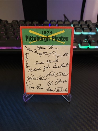 1974 Topps Pittsburgh Pirates Team Checklist | eBay