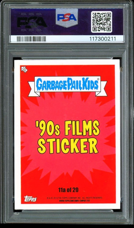 2019 Garbage Pail Kids We Hate 90's 11a Tom Hanks Forrest Gump BLACK ...