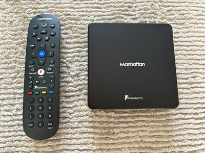 Manhattan T4 HDR 4K UHD Freeview Play Digital Receiver Black | eBay UK