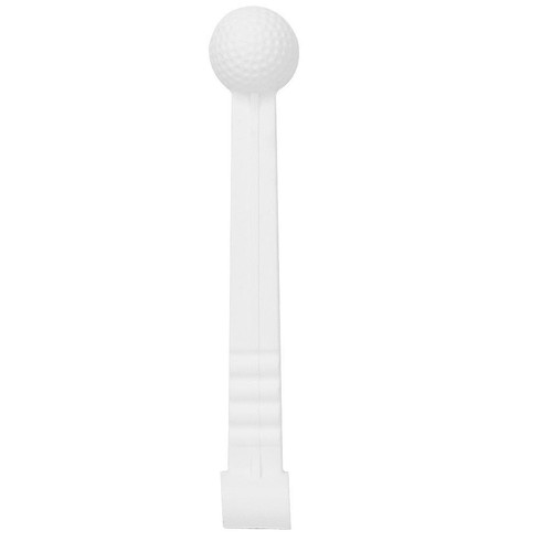 Golf Plastic Practice Ball with Stick for Hit Swing Training Aid White ...