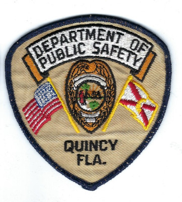 Quincy (Gadsden County) FL Florida Dept. Public Safety Police Fire *TAN ...