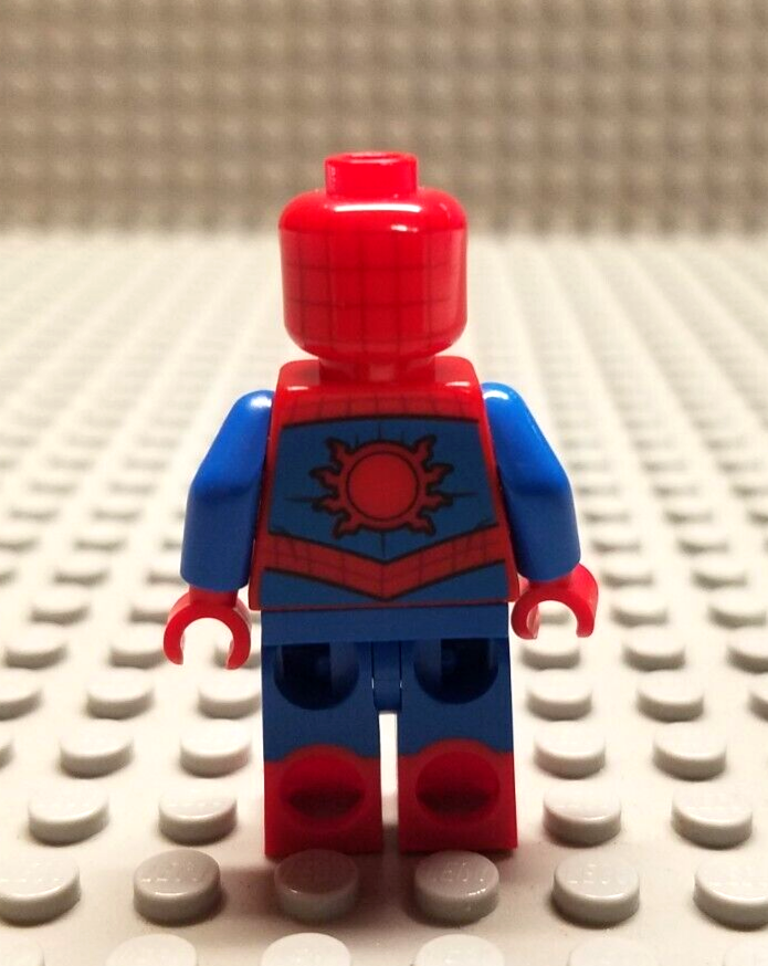 Lego Spider-Man Minifigure Metallic Blue Eye Highlights sh536 | eBay