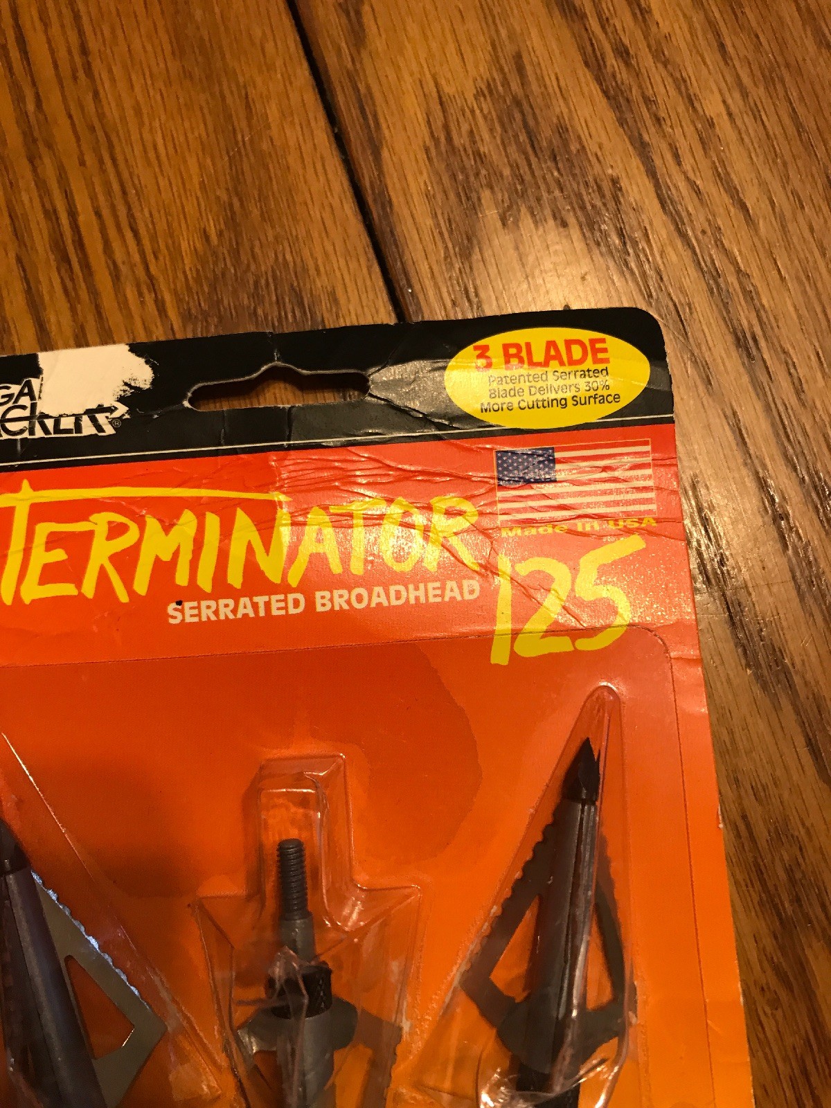 Terminator Serrated Broadhead 125 3-Blade #1130-New(Package Has Wear ...