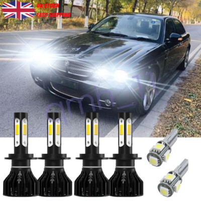 For Jaguar XJ (X350, X358) 2003-09 Side/Low/High Beam 501 H7 H7 ...