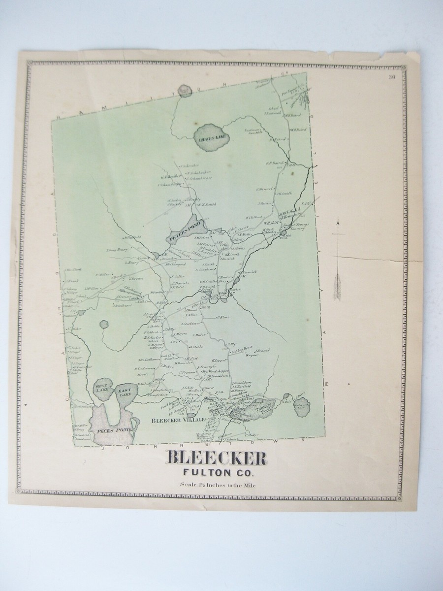 Fulton County Ny Map