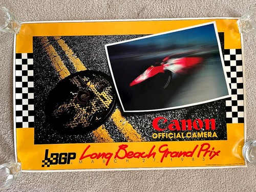 CANON LONG BEACH GRAND PRIX 1983 POSTER | 20x30 | Formula 1 | 80s ...
