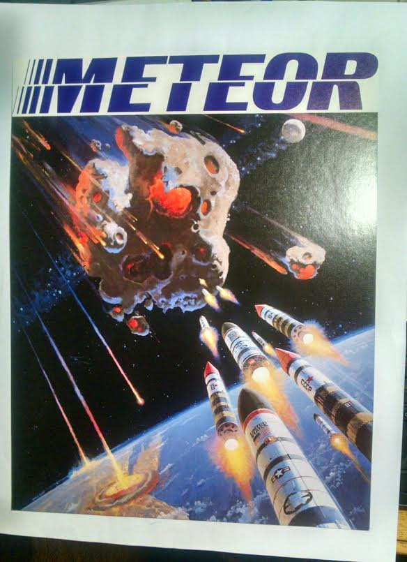 Original Meteor Promo Poster Starring Natalie Wood, Sean Connery ...