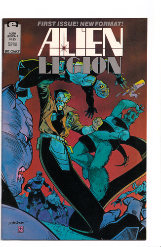 Alien Legion #1 1987 Marvel Comics (Epic Comics) | eBay