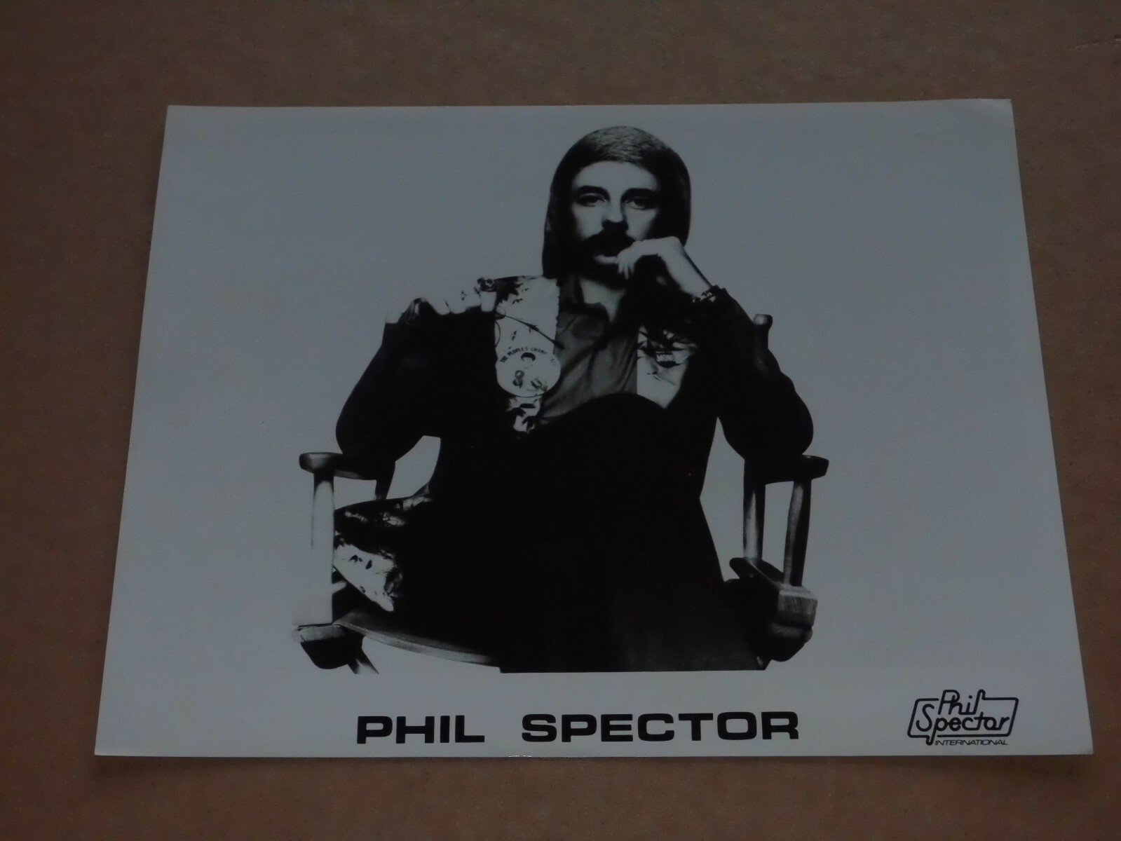 Phil Spector 10 x 8 1977 Phil Spector International Records Promo Photo ...