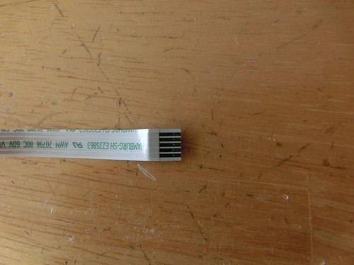 Hamburg-SH Ribbon Cable E235863 AWM 20798 80C 60V VW-1 5-Pin 1/4" Wide ...