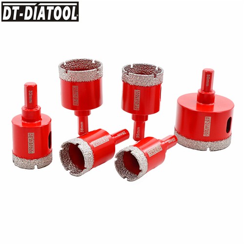 25-50mm Diamond Core Drilling Bits Hole Saw Triangle Shank for Ceramic ...
