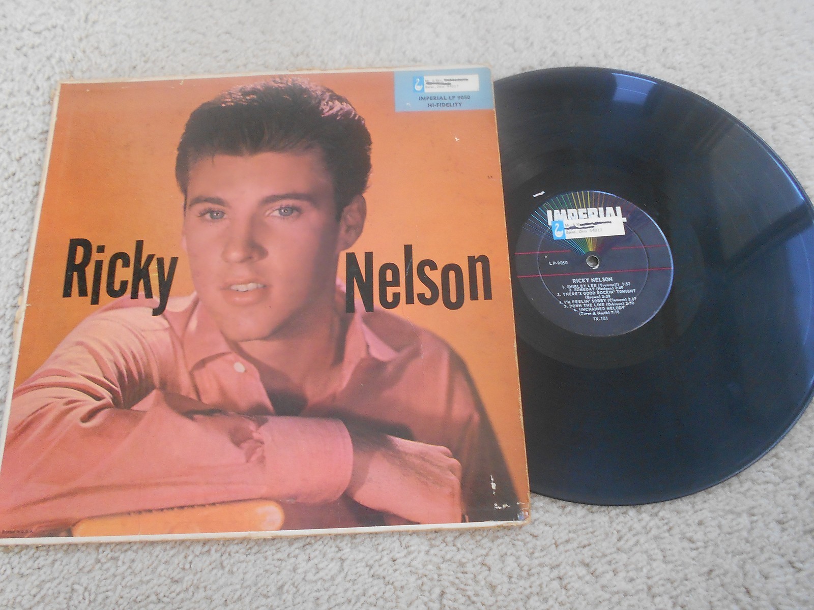 Ricky Nelson R&R LP (IMPERIAL LP-9050) Ricky Nelson HI-FIDELITY | eBay
