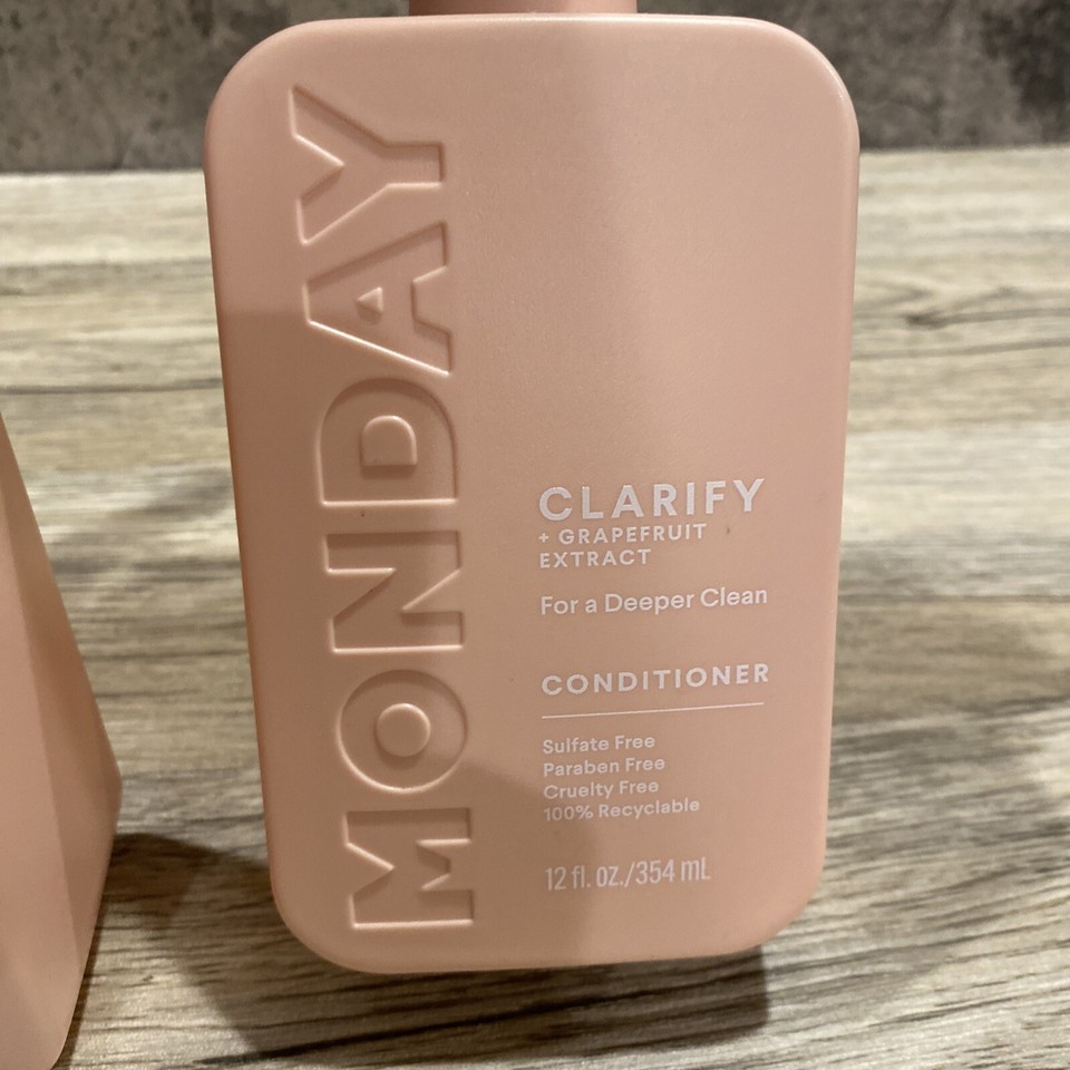 MONDAY Haircare CLARIFY Shampoo And conditioner Grapefruit Extract 12 ...