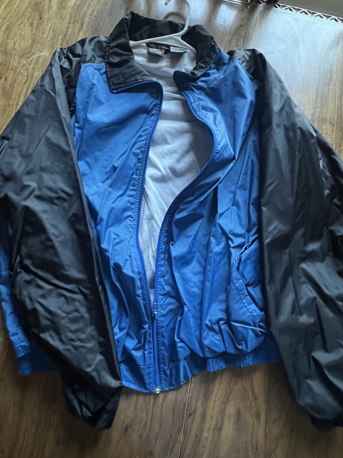 Vintage USA JC Penny Olympic Jacket Blue Black Size L… - Gem