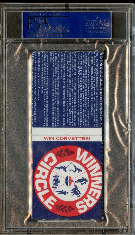 1968 American Oil Babe Ruth Mickey Mantle HOF Double PSA 5 EX | eBay