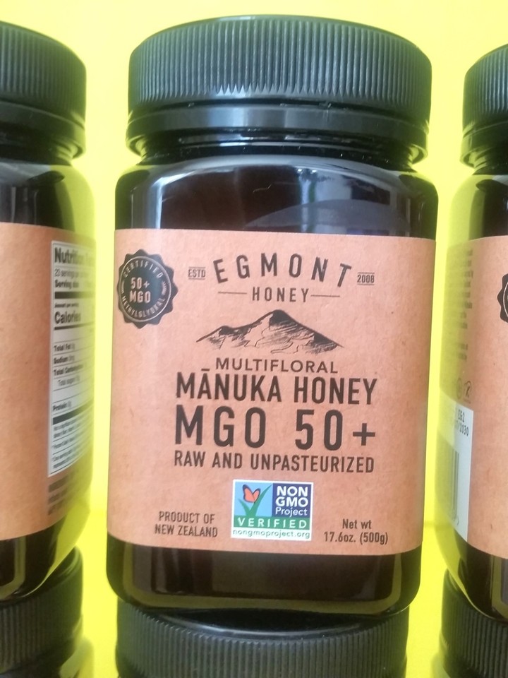 X8) EGMONT New Zealand Manuka Honey MGO 50+ (17.6 OZ) Exp: 2030 ...