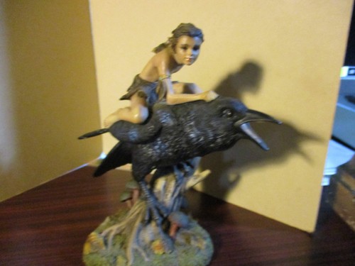 Imp Warrier Rides a Crow/Raven Signed 7 in Long As Is Rare | eBay