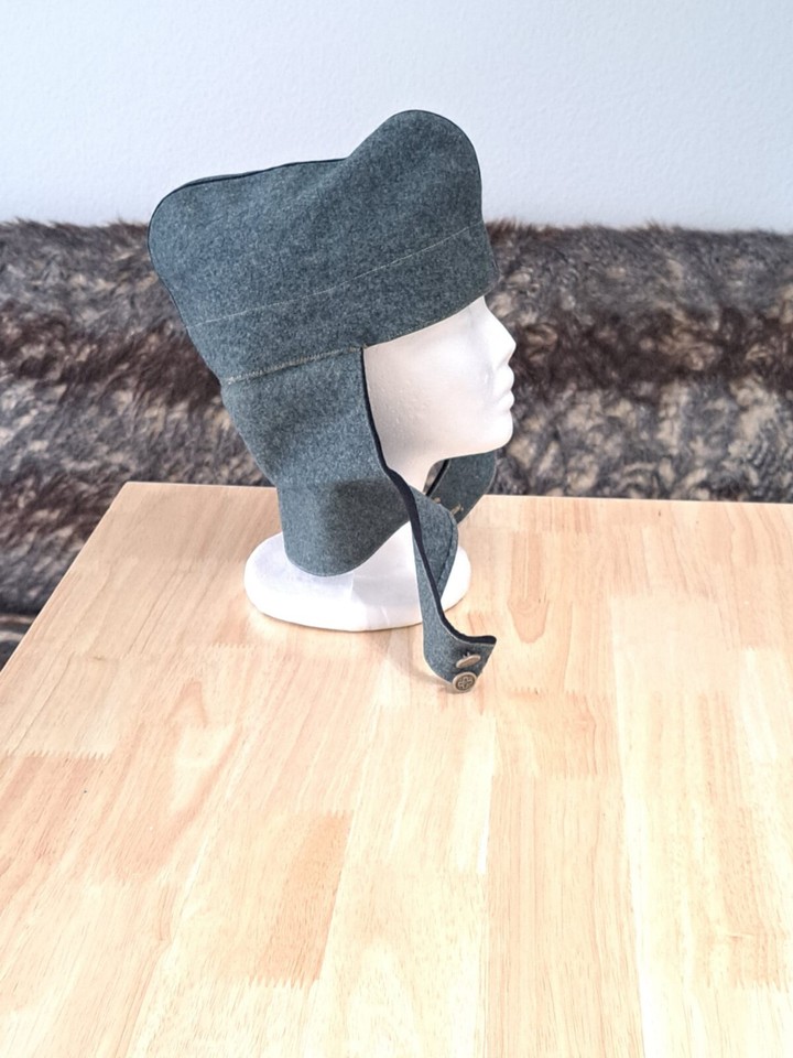 WW2 WW1 VTG Swiss Army Uniform 2 FUNCTIONS Military Cap Wool Hat Metal ...