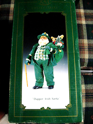 Kurt Adler KSA Collectibles Fabriche Santa Christmas DAPPER SANTA ...