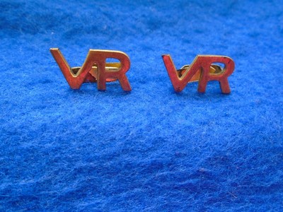 PAIR WWII RAFVR, ROYAL AIR FORCE VOLUNTEER RESERVE SHOULDER TITLES ...