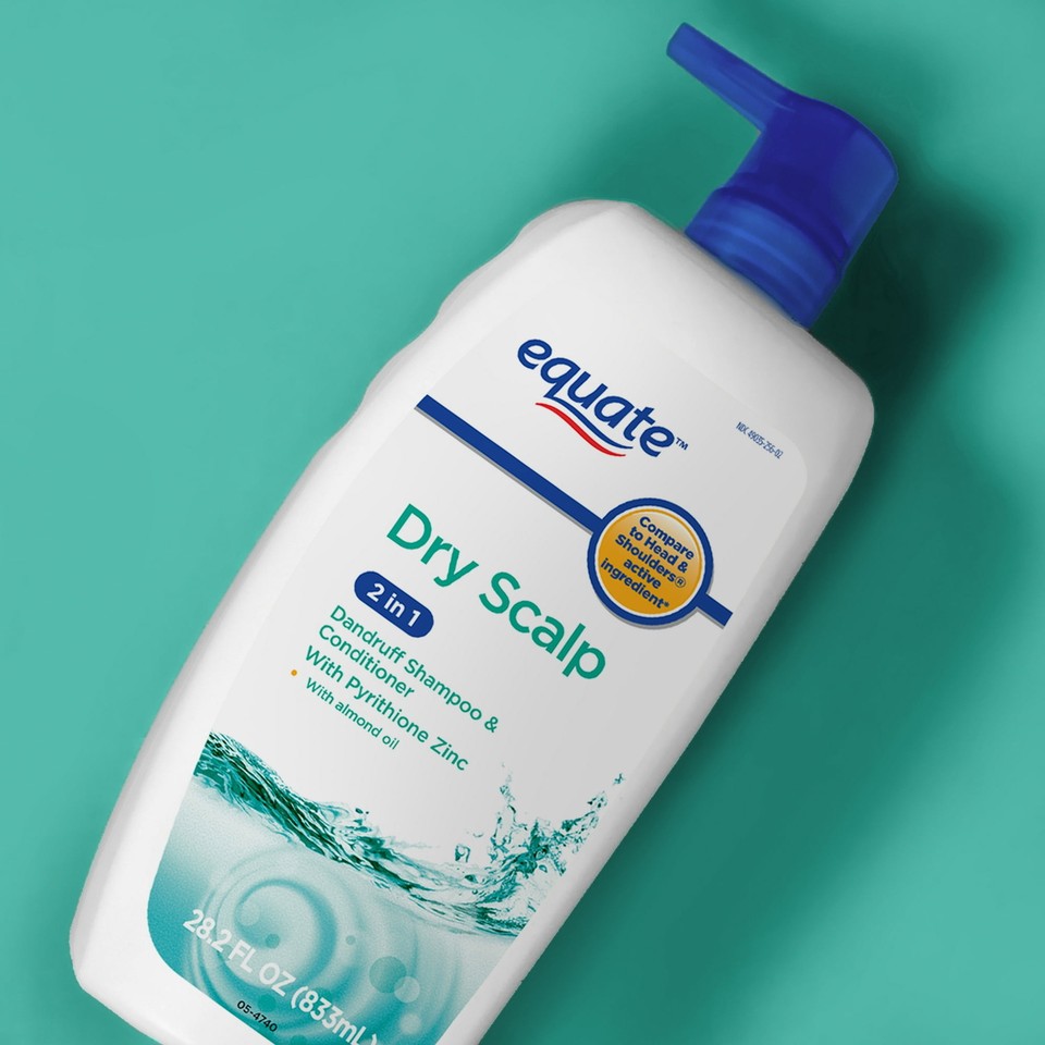 Equate Dry Scalp 2 in 1 Dandruff Relief Nourishing Shampoo Plus ...