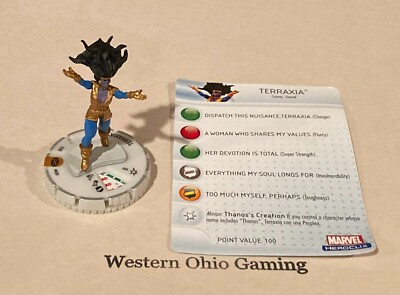 Heroclix Terraxia #009 USED LE Marvel Infinity Gauntlet Tournament Kit ...
