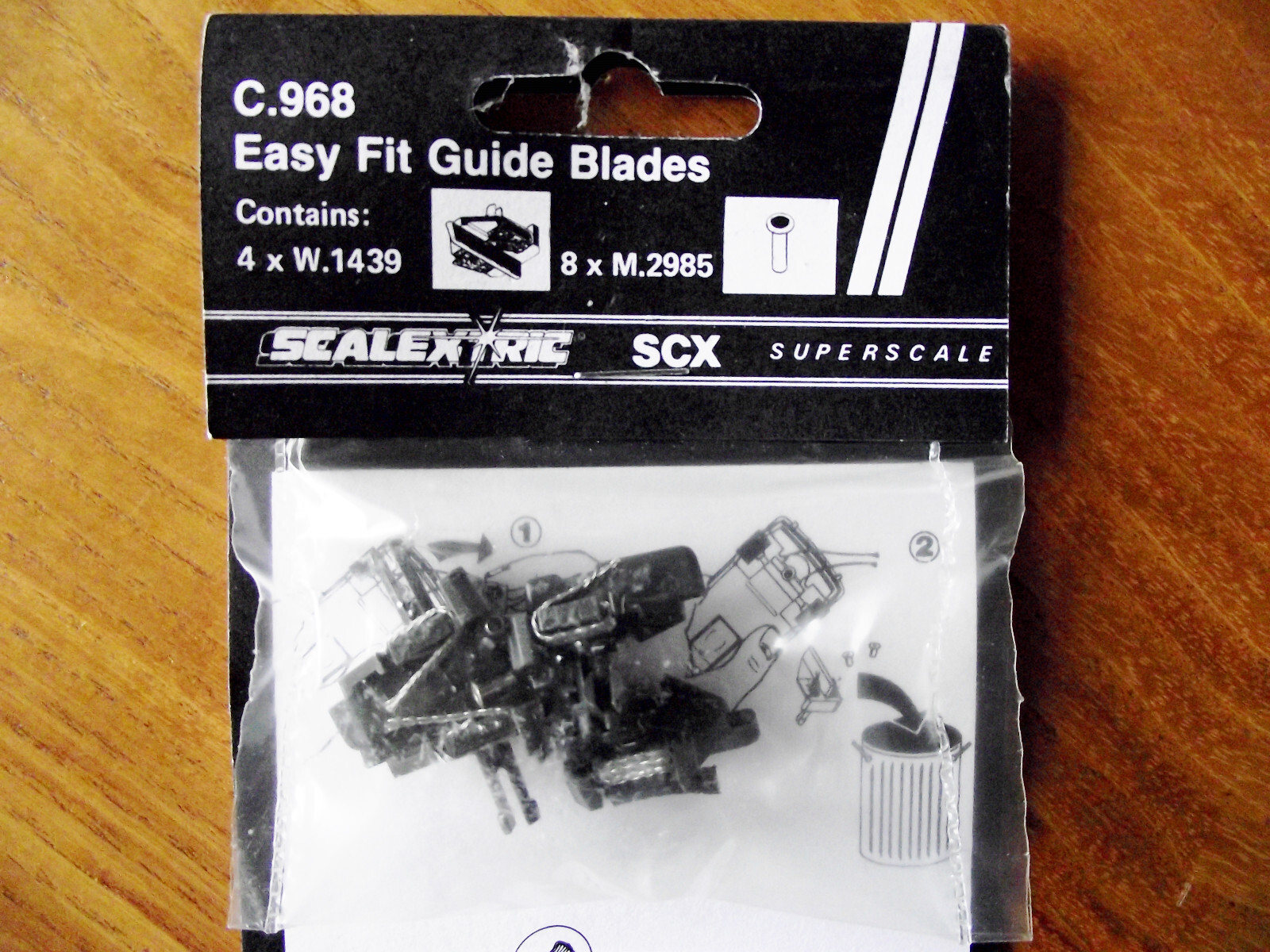 Scalextric SCX C968 Easy Fit Guide Blades W1439 X 4 & Eyelets M2985 X 8 ...