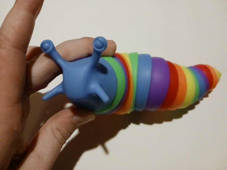Fidget Slug Toy, Anti Stress/Anxiety Relief Sensory Slug Toy | eBay
