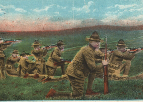 1917 Army Soldiers Target Practice WB Vintage Postcard | eBay
