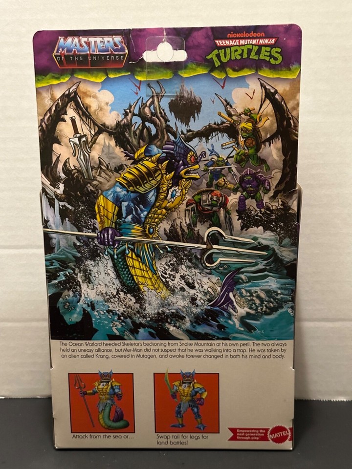 Turtles of Grayskull Mer-Man He-man Masters of the Universe Origins | eBay