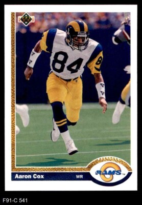 1991 Upper Deck #541 Aaron Cox Rams Arizona St 8 - NM/MT | eBay