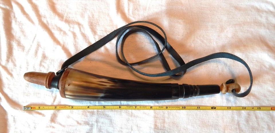 Powder Horn. L or R Carry. The one you see is the one you get. (20) | eBay