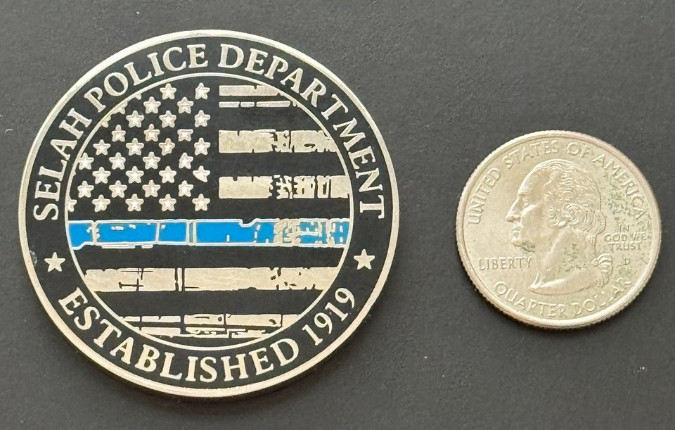 Selah Police Washington Token Medal Challenge Coin | eBay