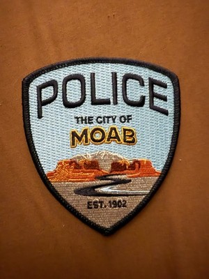 Moab Police Patch Utah. These Patches Are Tough To Find ! | eBay