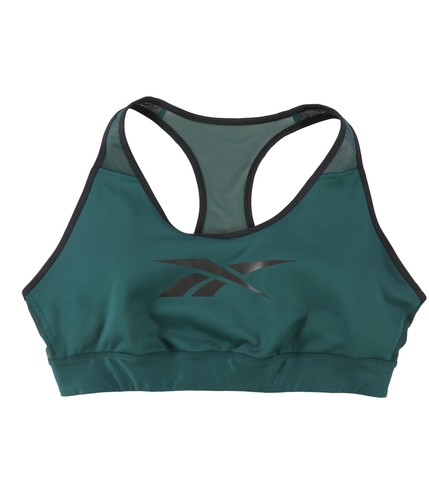 Reebok Womens Lux Vector Racerback Bra, Green, Plus Size, 2X/18-20W | eBay
