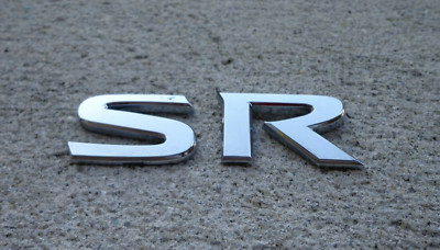 Nissan SR Sentra Altima OEM Genuine Rear Chrome Emblem Letters Badge ...