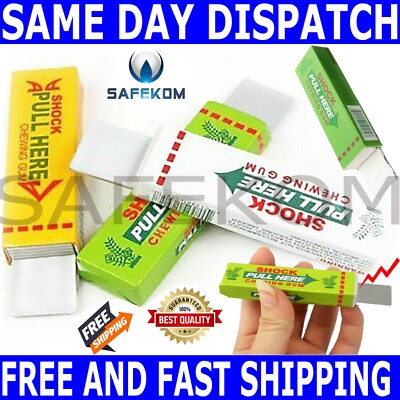 Electric Shock Chewing Gum Joke Shocking Toy Prank Trick Stocking ...