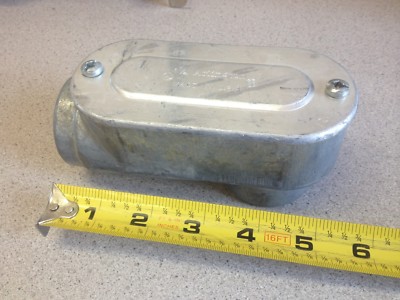 NOS Aluminum DieCast Service Entrance SLB Conduit Body 1-1/4" inch ...