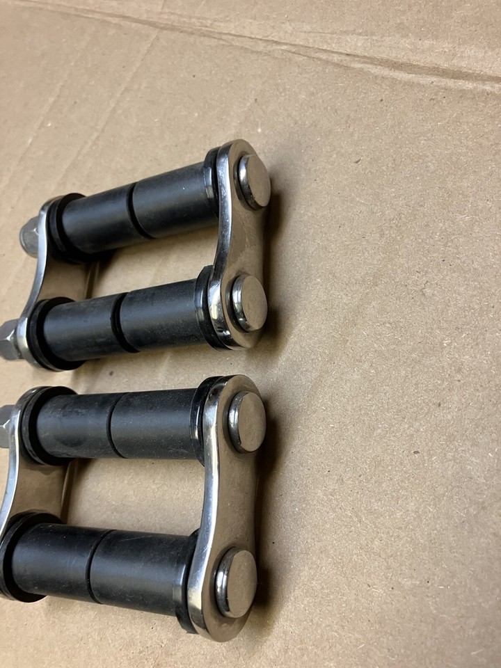 Stainless Steel Model A Ford Rear Spring Shackles. Street Rod Hot Rod ...