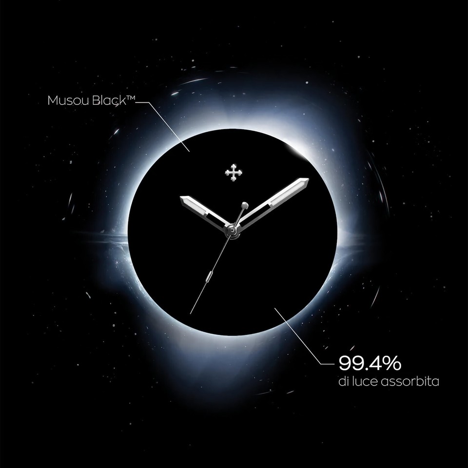 VENEZIANICO NEREIDE Ultrablack 3921510 Musou Black Dial Stainless Steel ...