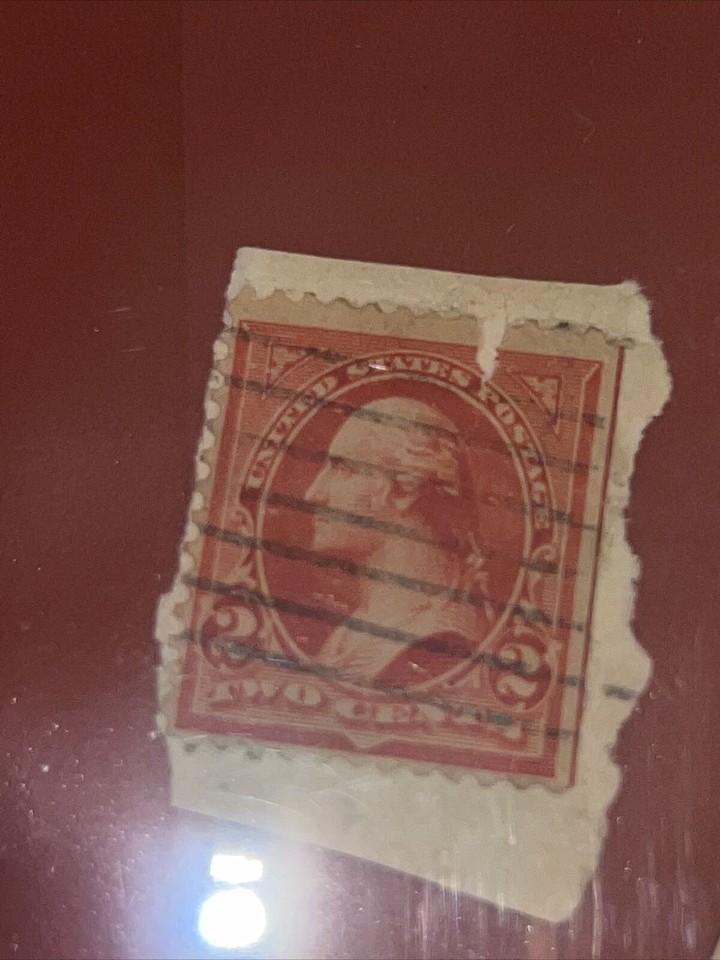 US Postage Stamp George Washington Two Cent 2¢ Red Stamp 1902 Very Rare ...