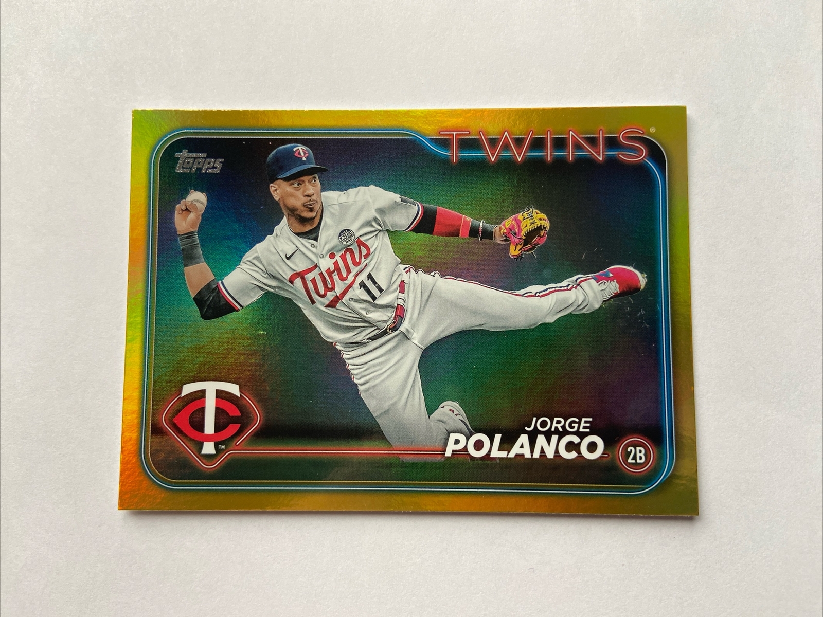 2024 Topps Series 1 Jorge Polanco #67 Gold Foil Parallel Minnesota ...