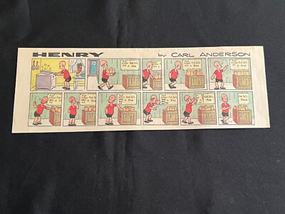 #Q12 HENRY by Don Trachte Sunday Quarter Page Comic Strip May 12, 1968 ...