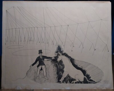 Alexander Calder 'Circus Ringleader with Horse' 1932 HT101 | eBay