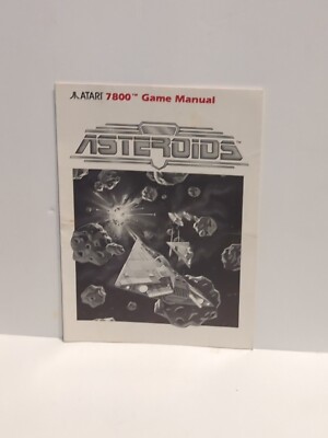 atari 7800 asteroids manual | eBay