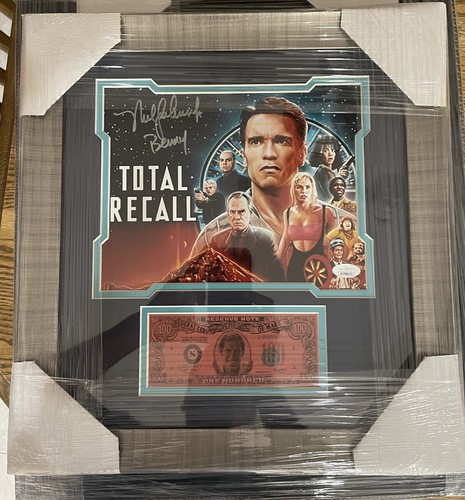 Total Recall Framed Movie Prop W/ Signed Photo Mel Johnson Jr. COA And ...
