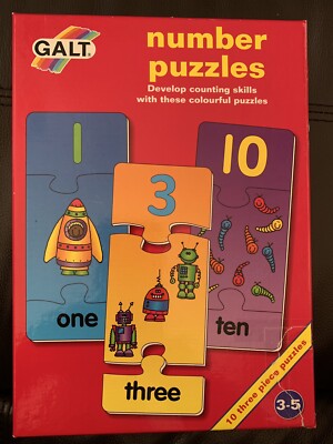 Number Puzzle Galt Ages 3-5 | eBay Australia