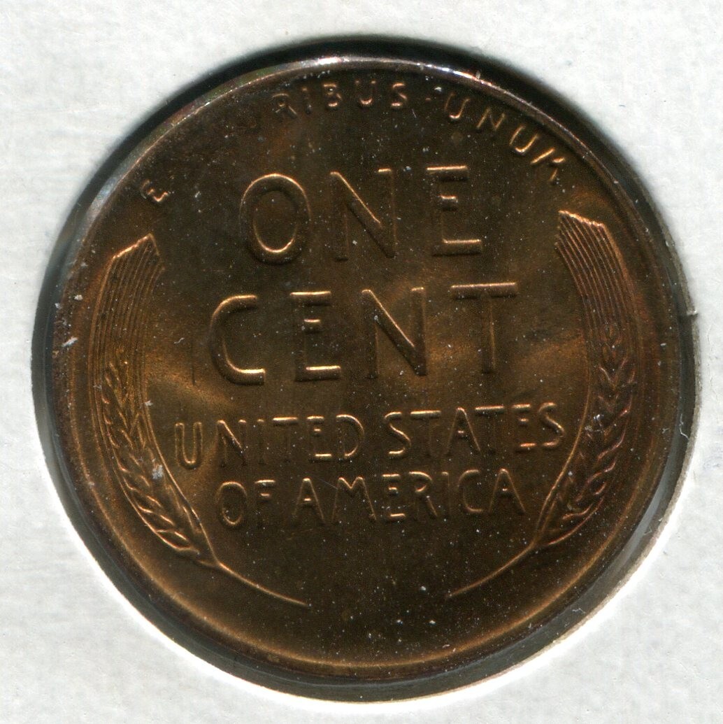 1944 Lincoln 1c Cent - Obverse Die Break Cud - Red! | eBay