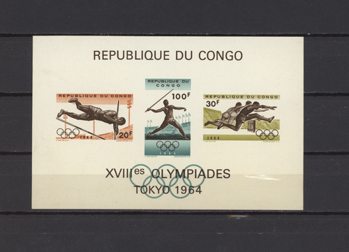 S48946 Kongo Kinshasa MNH 1964 Olympic Games Tokyo S/S | eBay.de